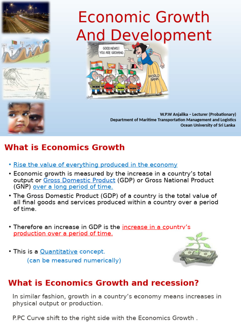 Understanding Economic Growth and Development | PDF | Economic Growth ...