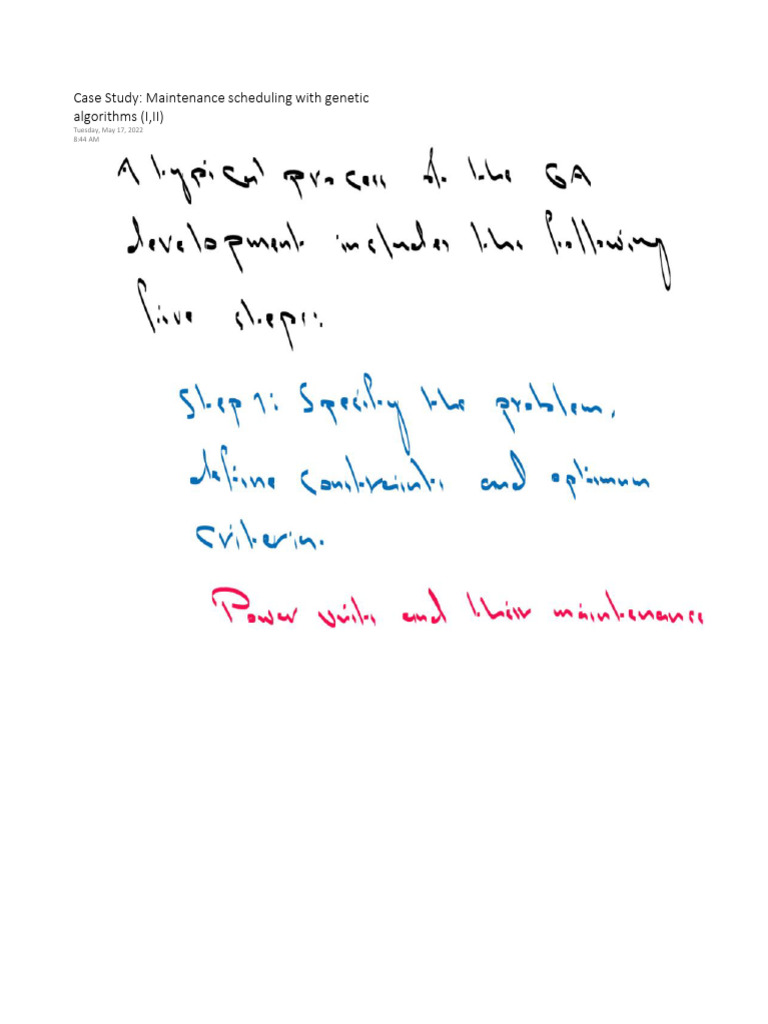 Evolutionary Computation (VIII,IX) | PDF