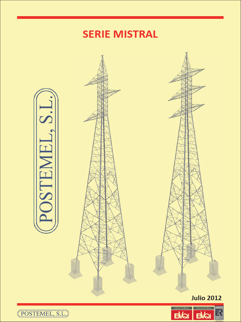02 Catalogo (Tipo 3) 132-220 Kv-Serie Mistral V102012 | PDF
