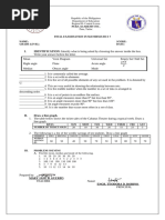RMA Answer Key for Grades 7-10 | PDF | Area | Mean