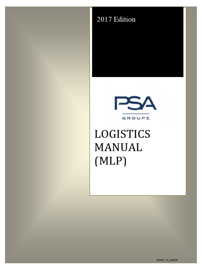MLP_V10_GB_ | PDF | Electronic Data Interchange | Logistics