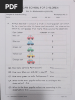 Class 2 Data Handling Worksheets | PDF
