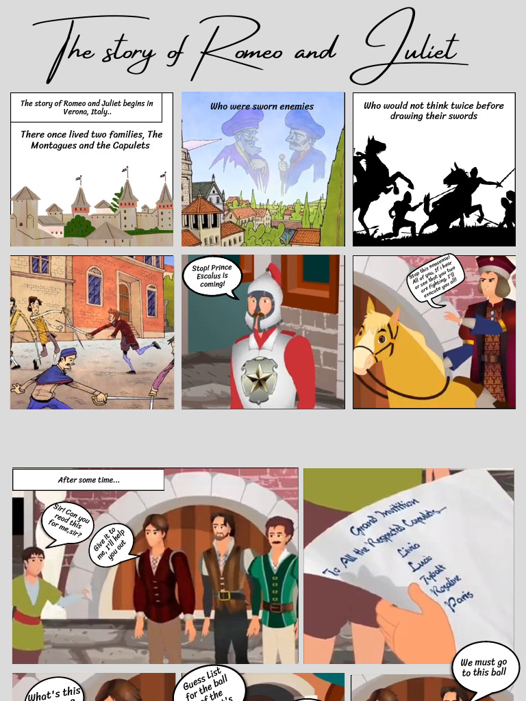 Blank 6 Panel Comic Strip - 20241227 - 160121 - 0000 | PDF | Characters In Romeo And Juliet ...