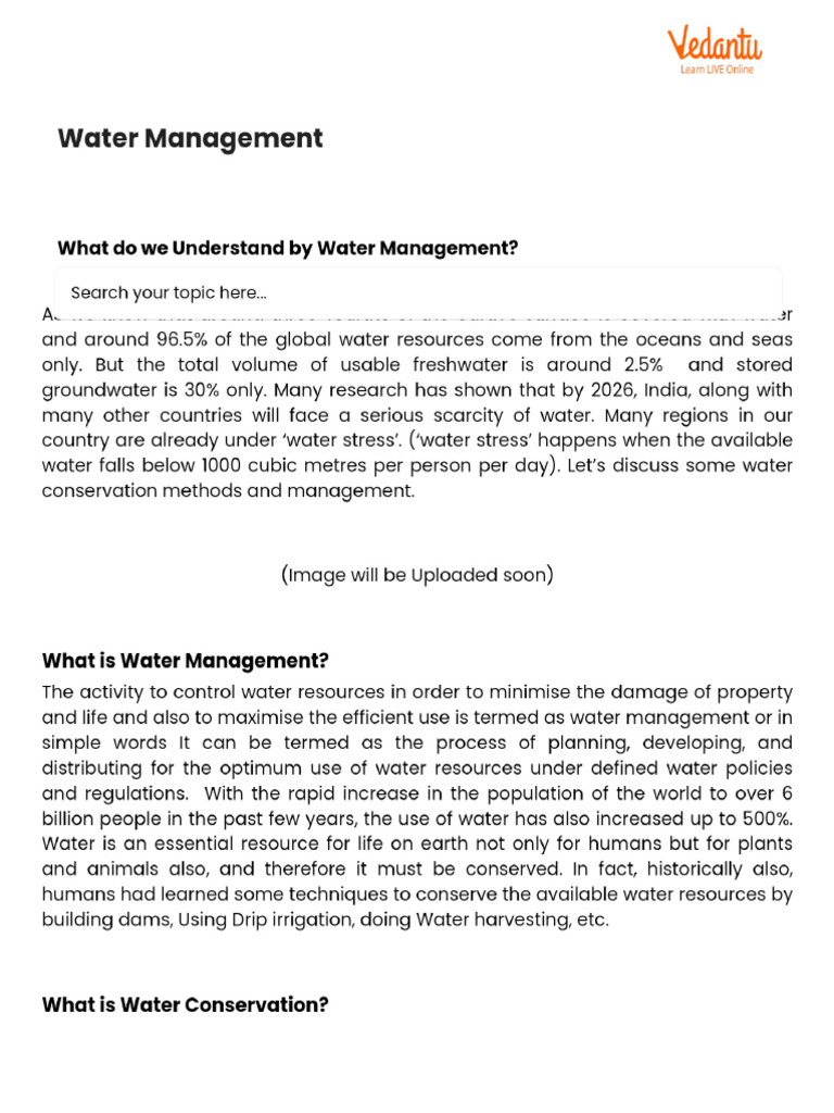 Water Management | PDF