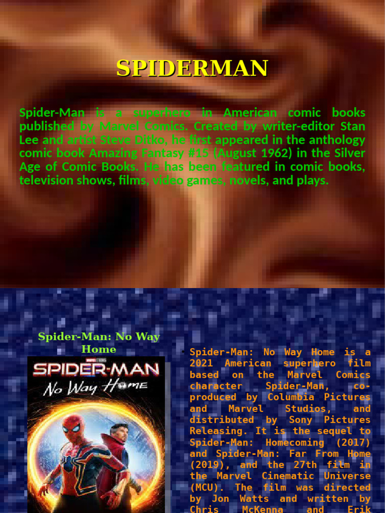 Spider Man | PDF | Spider Man