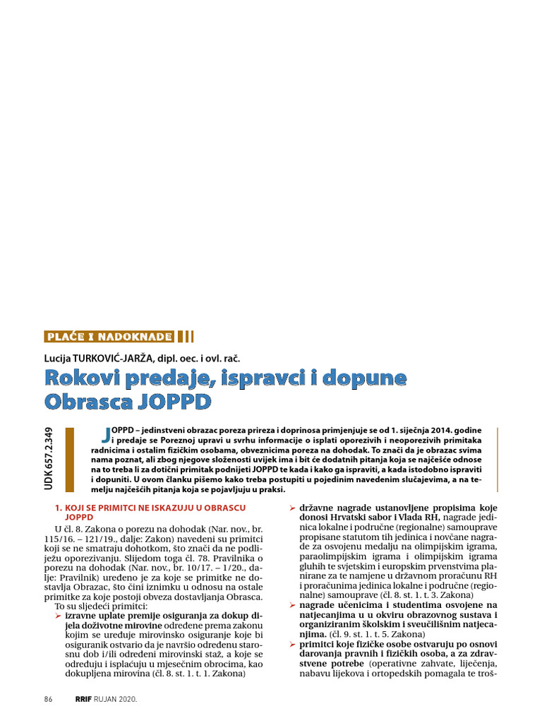 Predaja JOPPD | PDF