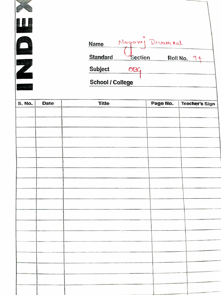 Nagraj Obg Notes Pdf