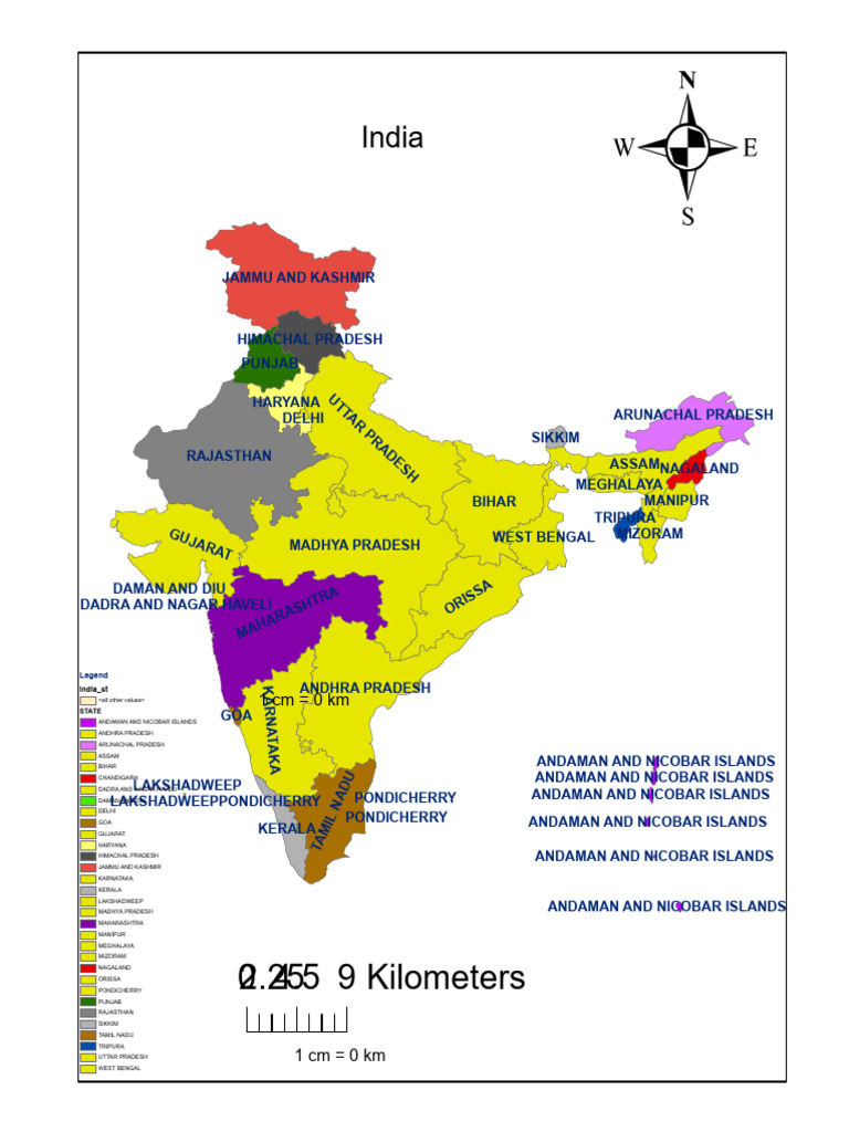India Final Map | PDF | Languages Of Tamil Nadu | Languages Of Sri Lanka