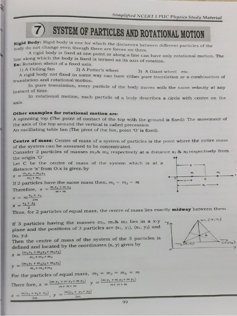 System of Particle | PDF