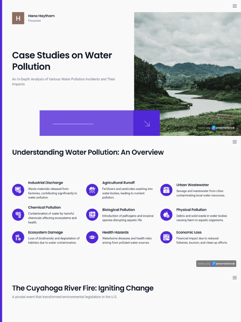 Case Studies On Water Pollution | PDF