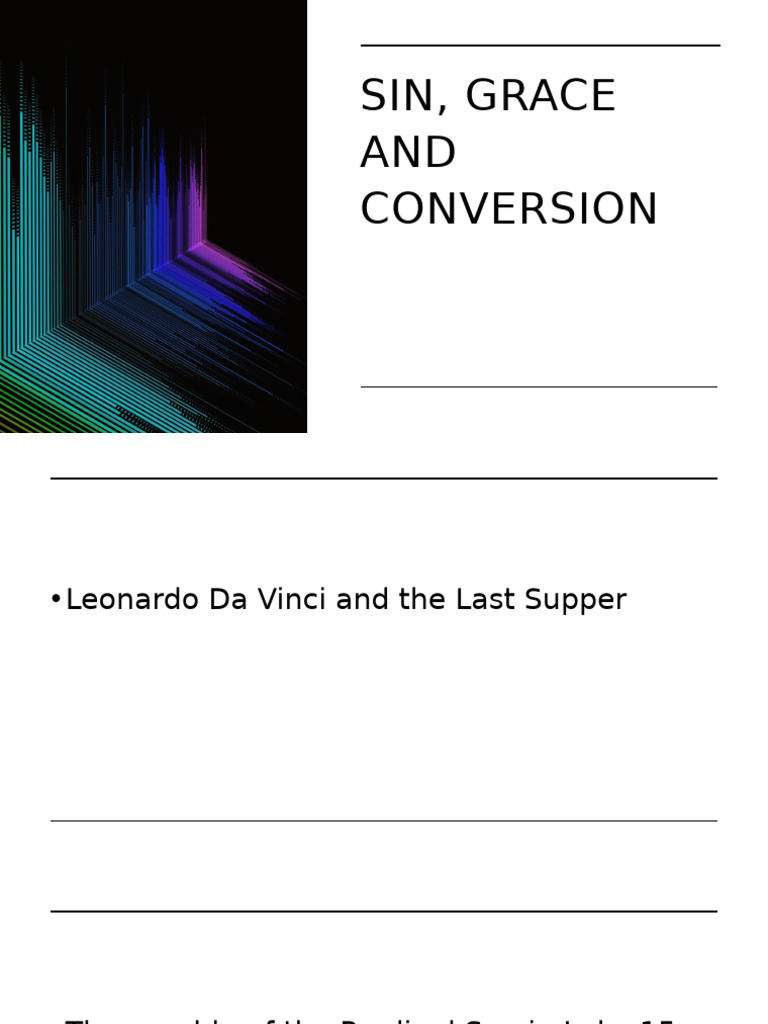 Sin Grace Conversion | PDF | Penance | Religious Belief And Doctrine