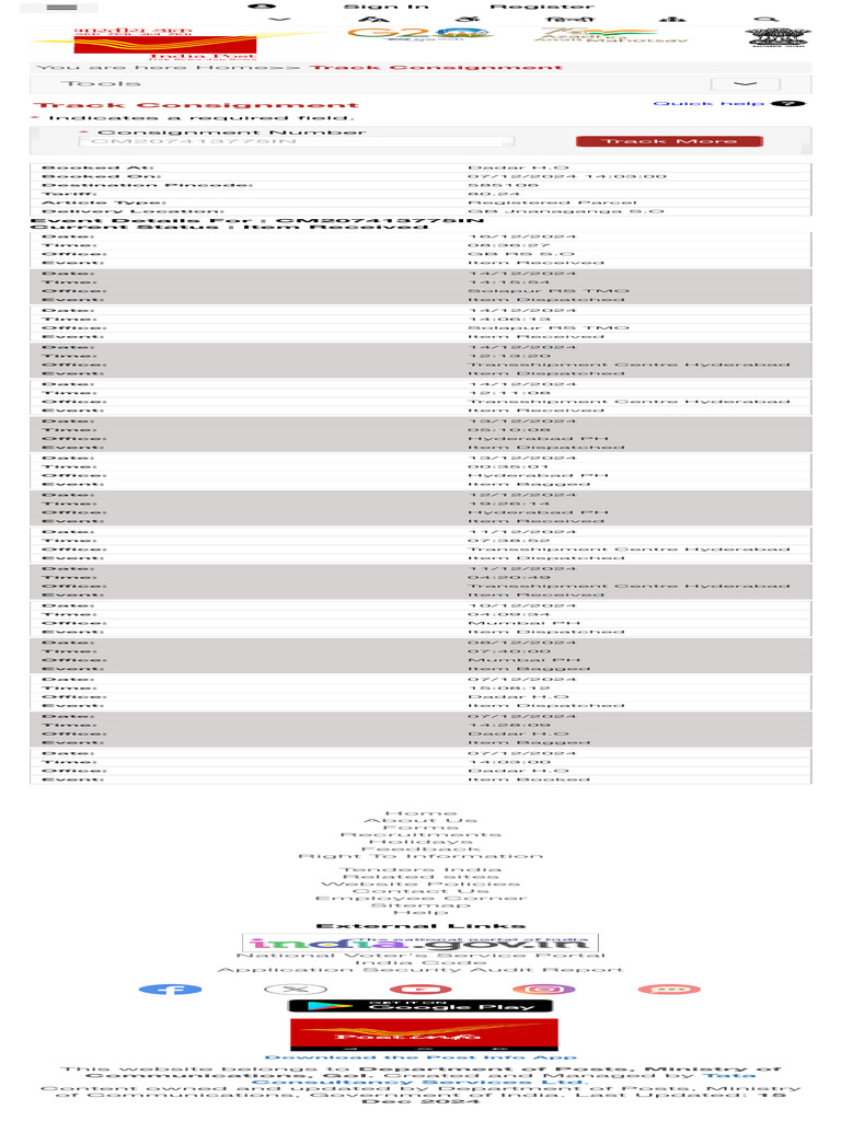 HTTPSWWW - Indiapost.gov - in Layouts15dop - Portal ...