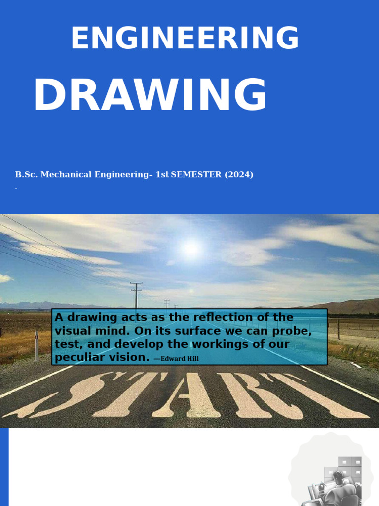 Lecture 01 - Fundamentals of Engineering Drawing | PDF | Drawing ...