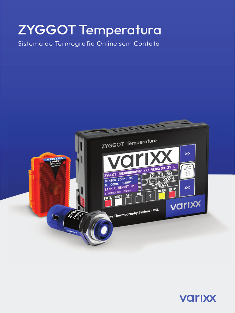 Manual Varixx ZYGGOT Temperatura | PDF