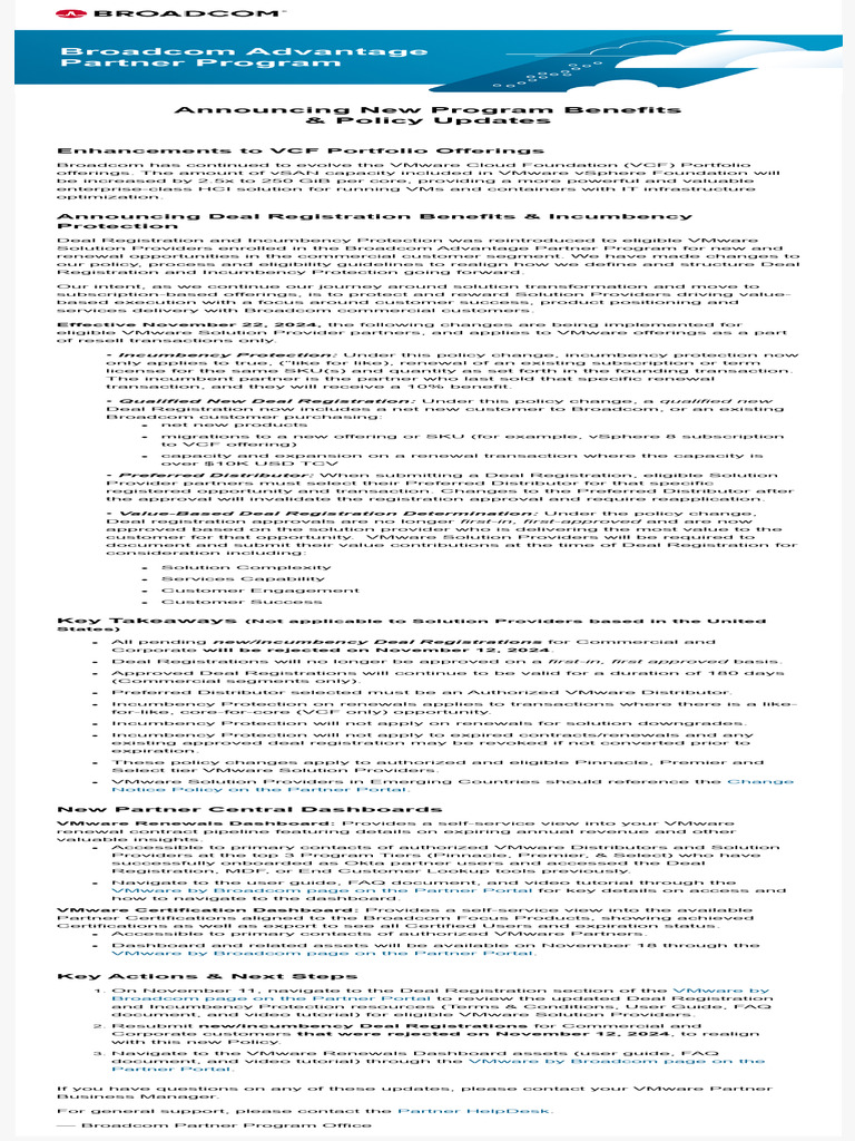 VMW FY25-Program-Update Reseller | PDF | Business | V Mware