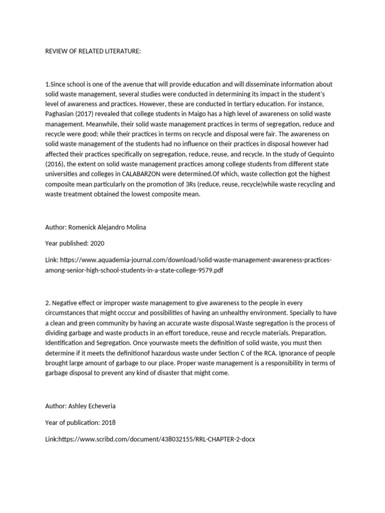 Heading Format 2 | PDF | Sustainability | Waste Management