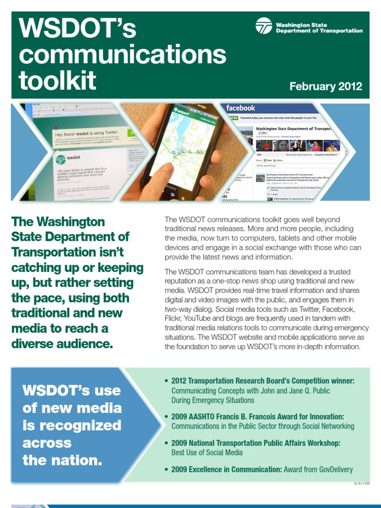 WSDOT Communications Toolkit | PDF