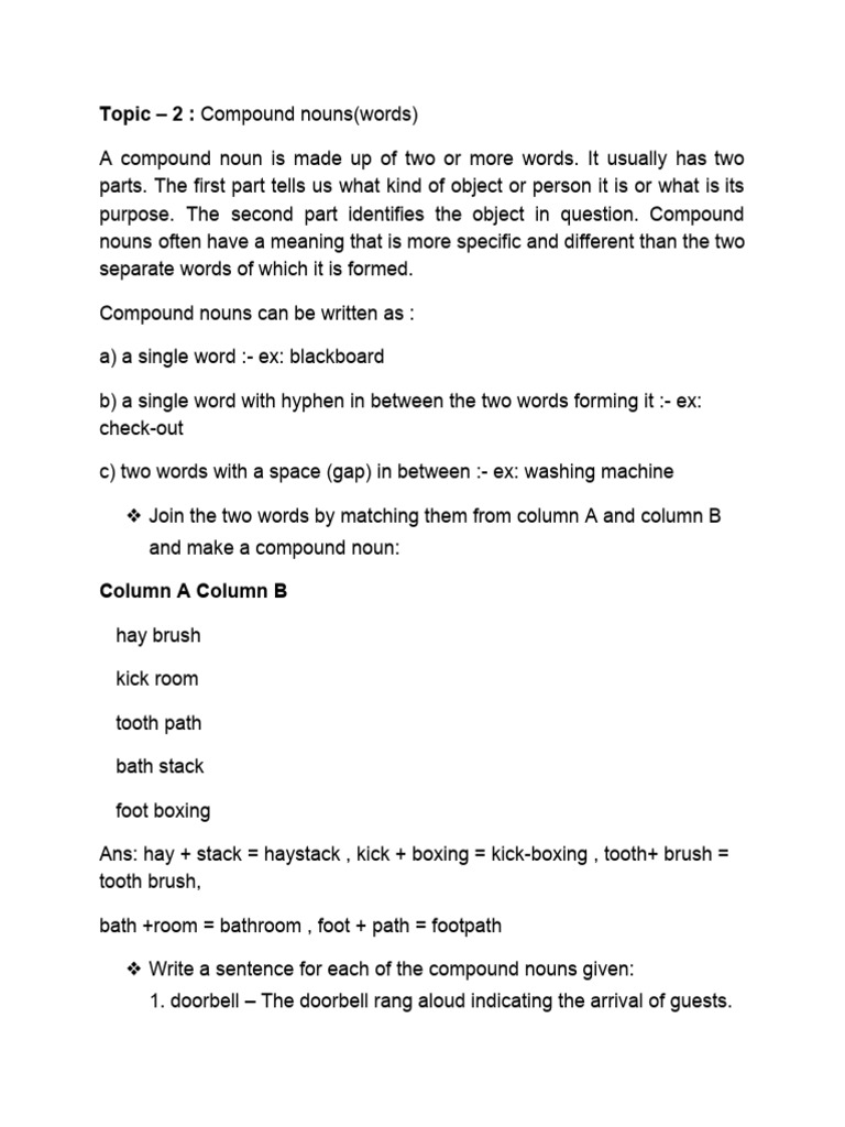 Grammar Lesson - 2 | PDF