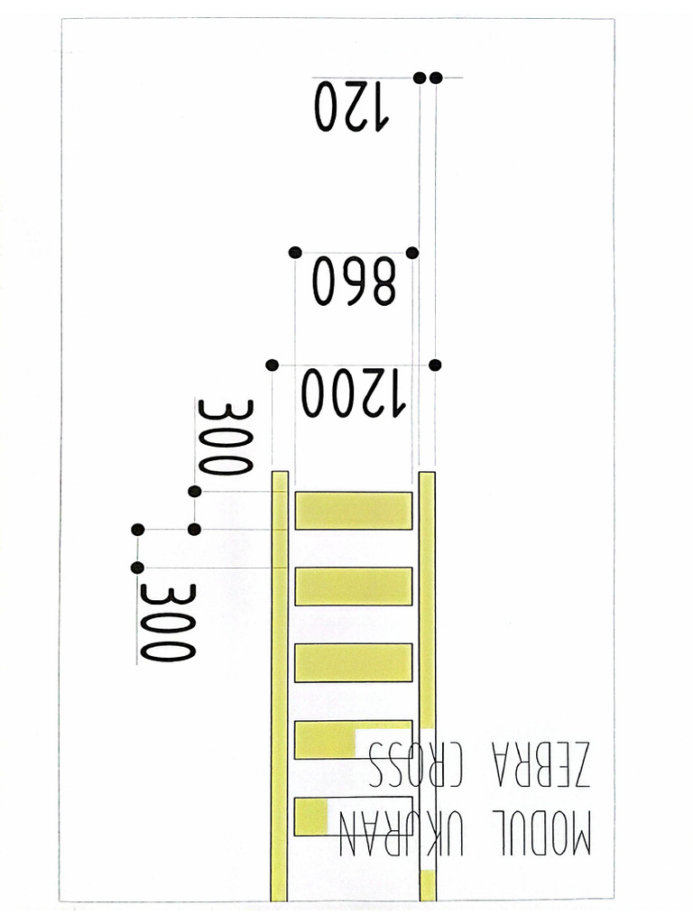 Modul Ukuran Zebra Cross | PDF