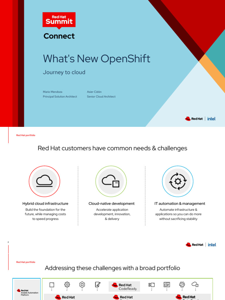 OpenShift Novedades y Roadmap | PDF | Cloud Computing | Information Technology