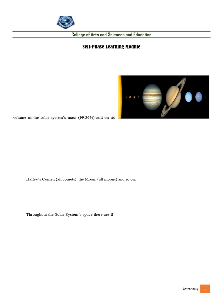 Astronomy Chapter 3 and 4 | PDF | Solar System | Sun