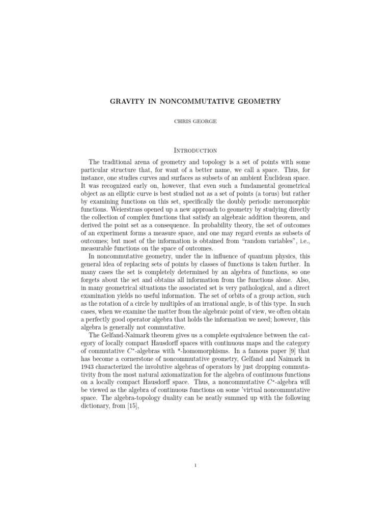 C_George | PDF | Operator (Mathematics) | Algebra