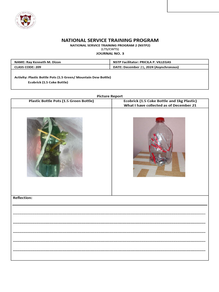 NSTP 2 JOURNAL 3 Dec 21 2 | PDF