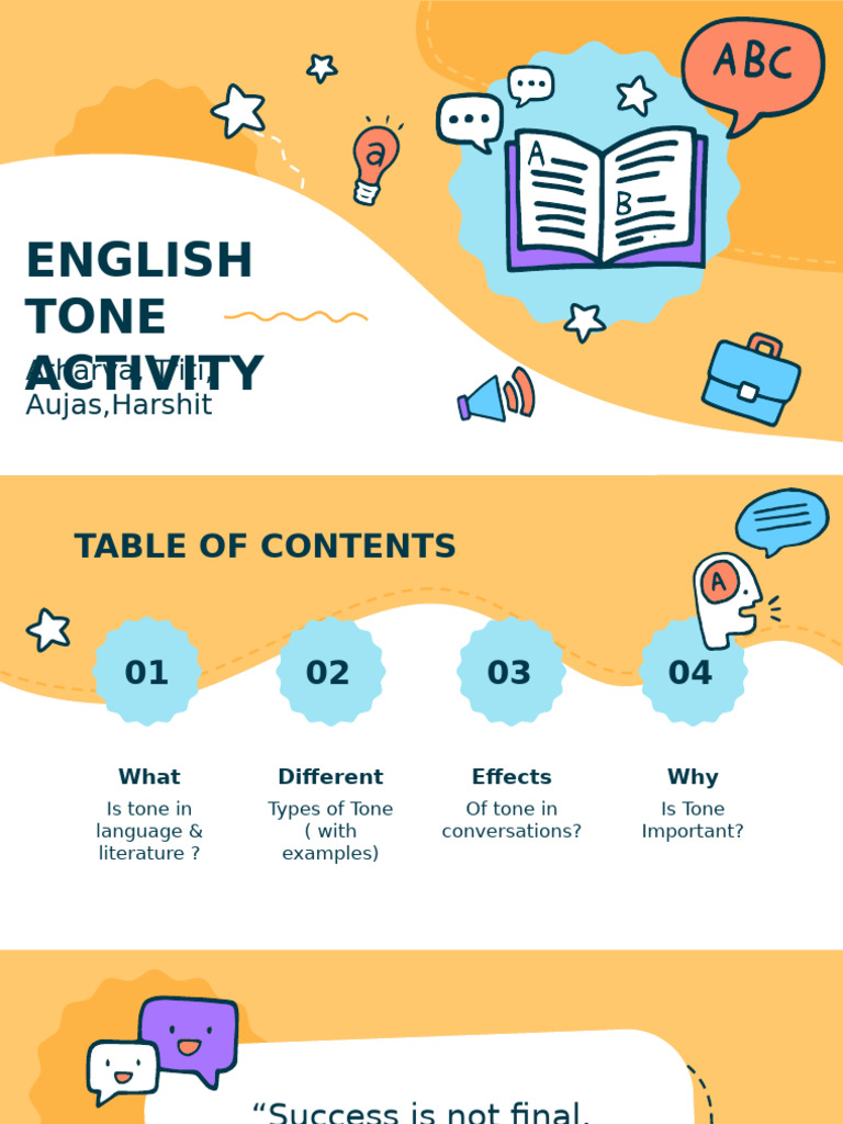 English Tone PPT | PDF | Tone (Linguistics) | Cognitive Science