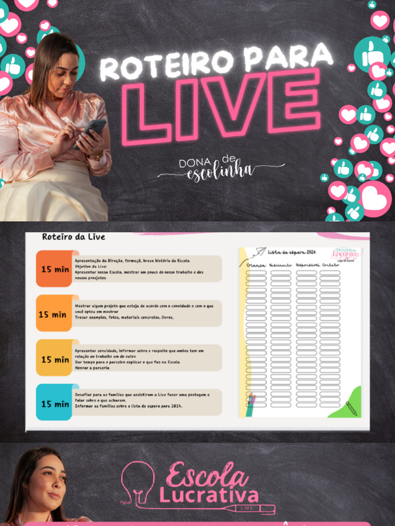 Roteiro para Live - 230903 - 154304 | PDF