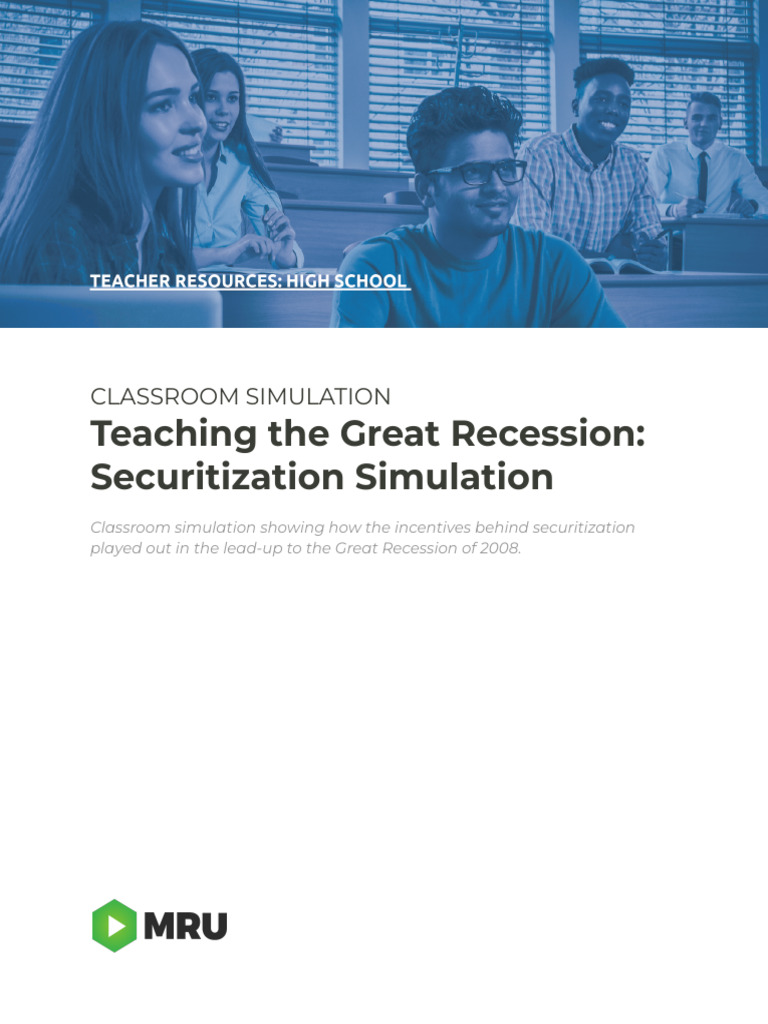Teaching The Great Recession - MRU | PDF | Mortgages | Collateralized ...