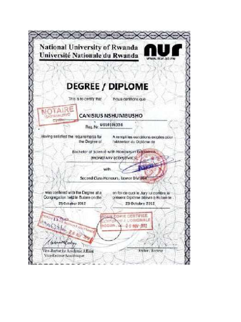 Canisius Bachelors'degree | PDF