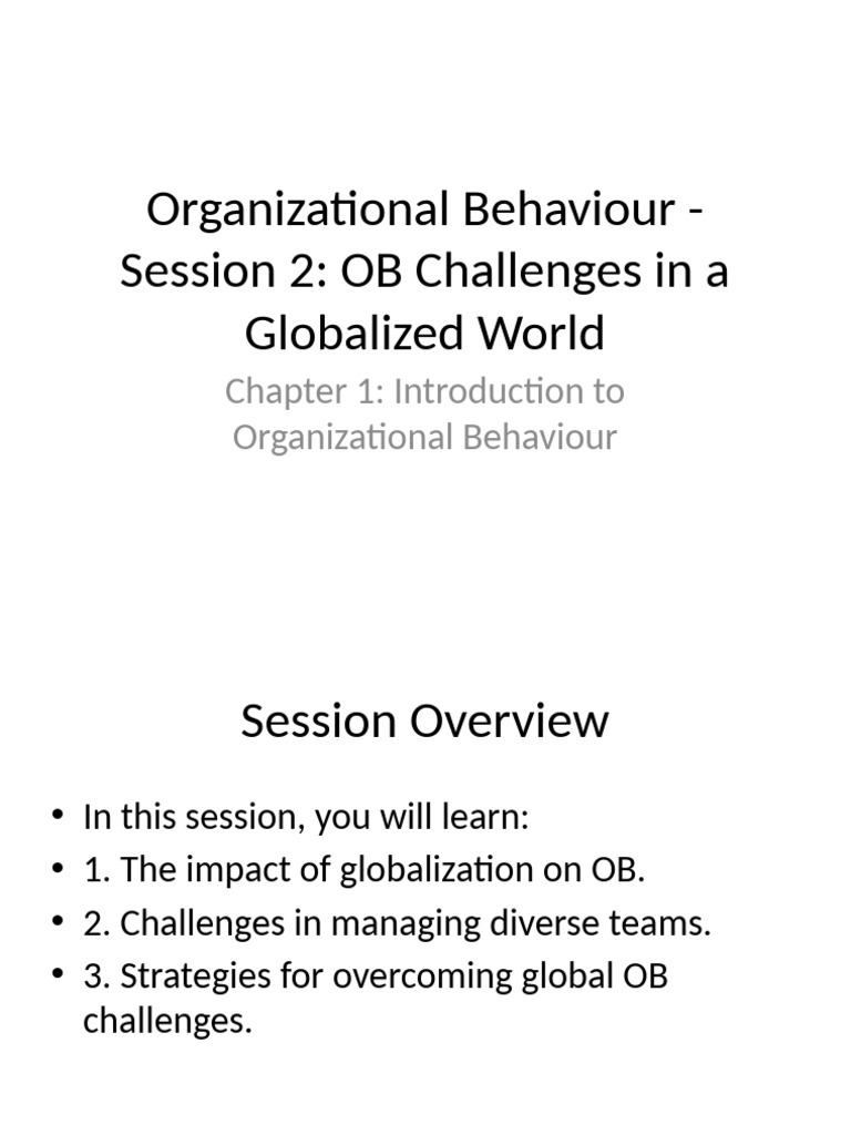 Extended OB Session2 | PDF