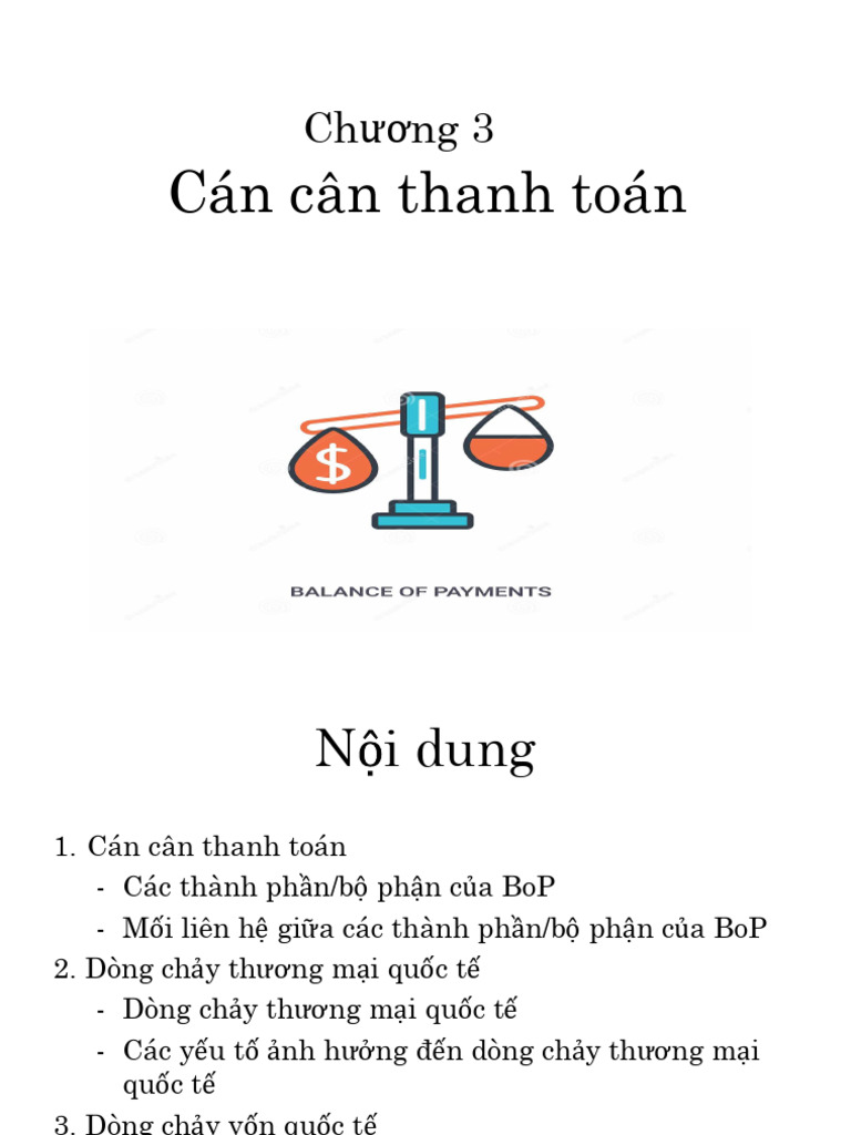 Chapter 3 Balance of Payment | PDF