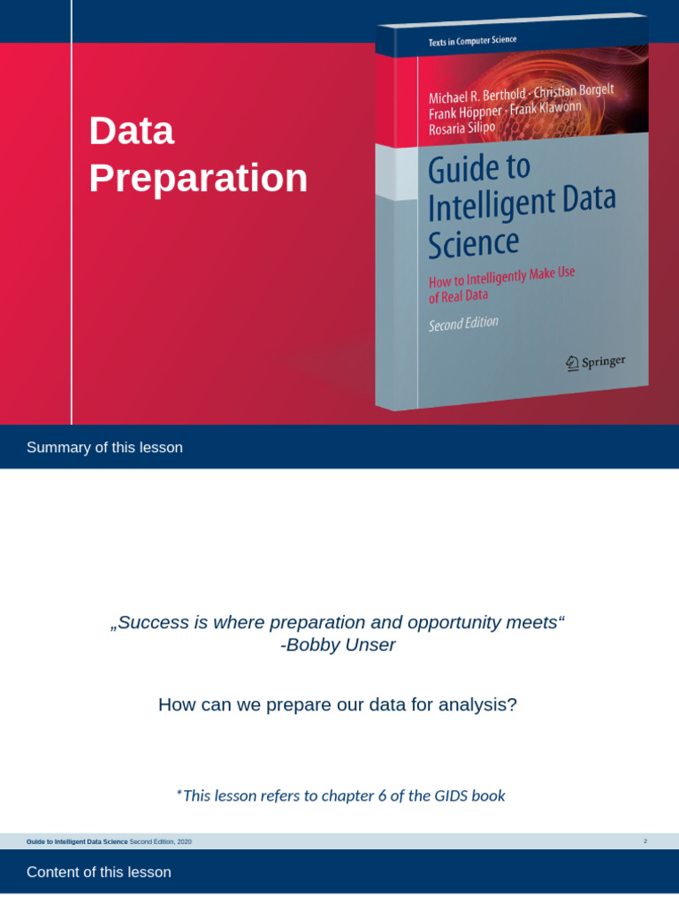 Chapter6_Data_Preparation_v2_20230112 | PDF | Machine Learning | Computing
