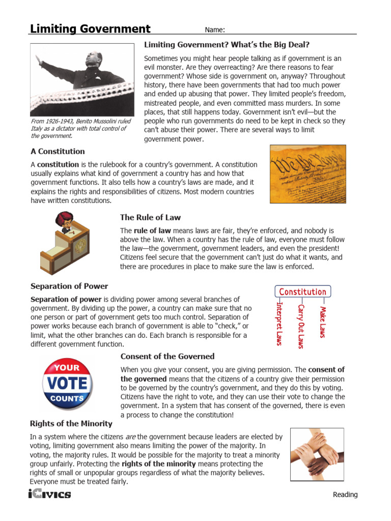 Protecting Minority Rights and Limiting Government | PDF | Peru ...