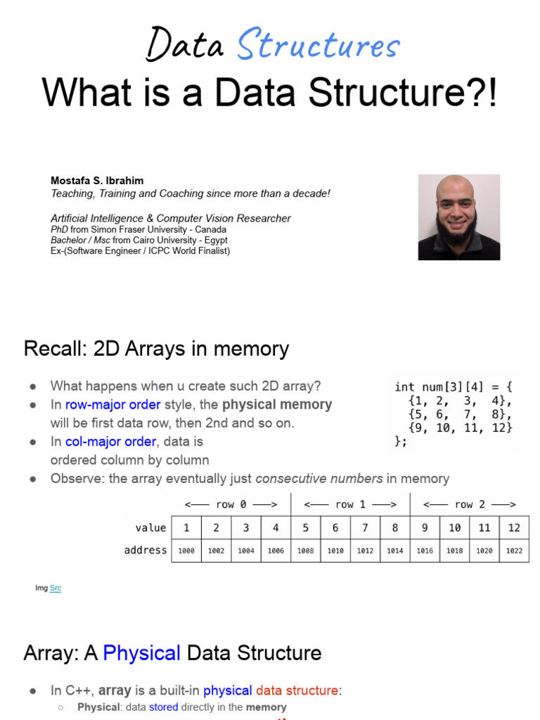 02+What+is+a+Data+Structure_! | PDF | Class (Computer Programming ...