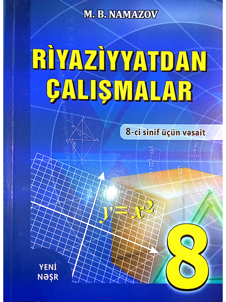 Namazov 8 Ci Sinif Riyaziyyatdan Çalışmalar | PDF