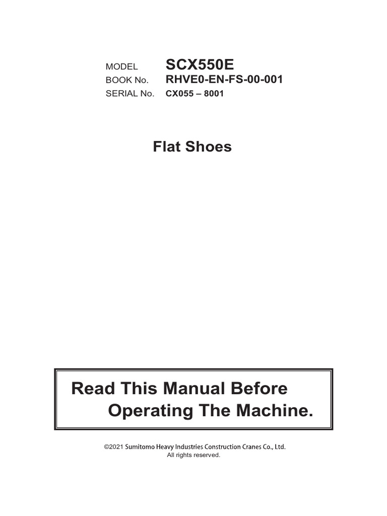 OMM SCX550E Tier3 Additional FlatShoe | PDF | Crane (Machine ...