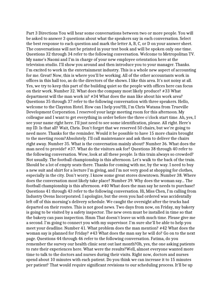 LUYỆN TẬP TOIEC | PDF