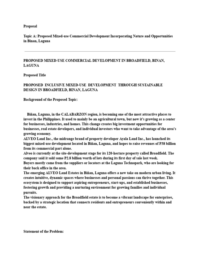 Proposal - Google Docs | PDF | Business | Economies