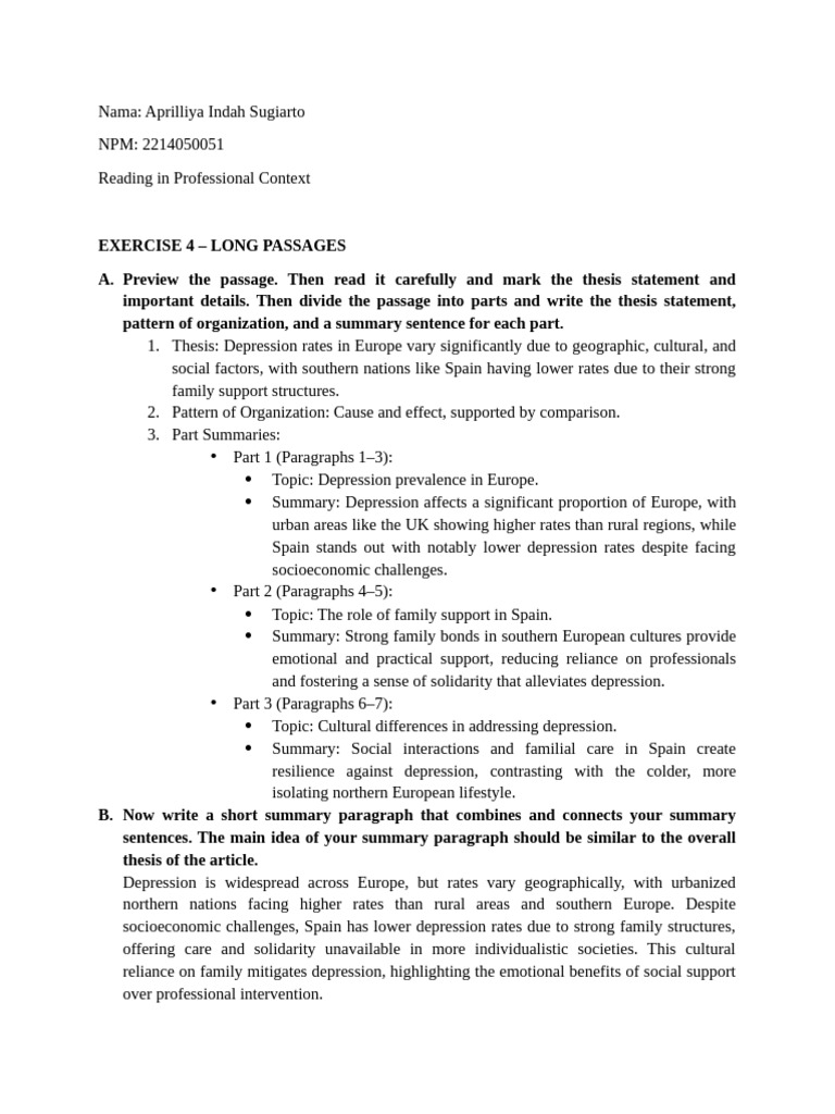 TASK 14 | PDF | Major Depressive Disorder | Psychological Resilience