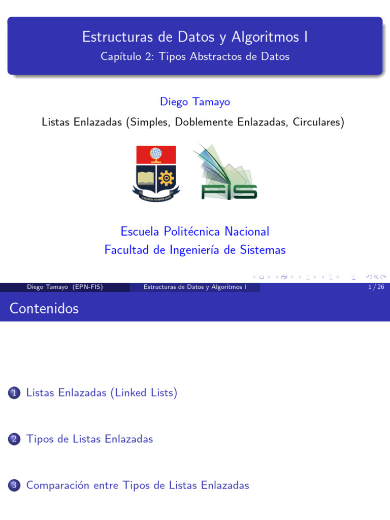 Clase de Estructuras de Datos y Algoritmos I - Capítulo 2 - Tipos ...