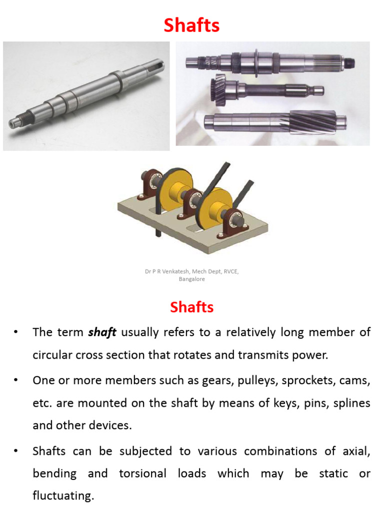3 - Design of Shafts | PDF | Axle | Strength Of Materials