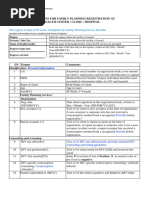 Family Planning Client Assessment Form 1 | PDF | Pregnancy | Vagina