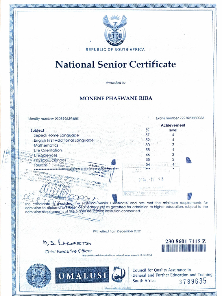 matric | PDF | Adolescence | Educational Assessment And Evaluation