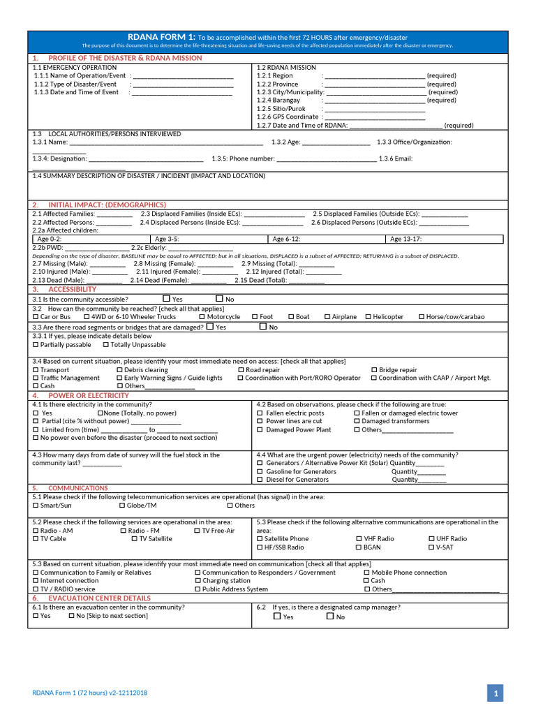RDANA - Form - 2021 06 15 01 51 52 PM | PDF | Sanitation | Hygiene