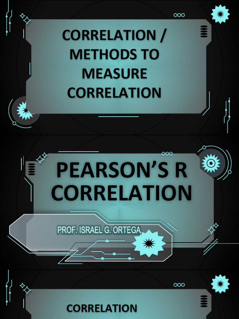 1.-CORRELATION-PEARSONS-R | PDF | Statistical Theory | Multivariate Statistics