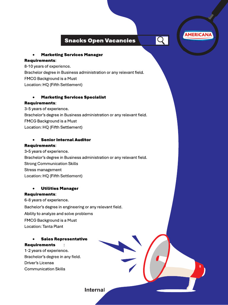 Open Vacancies | PDF