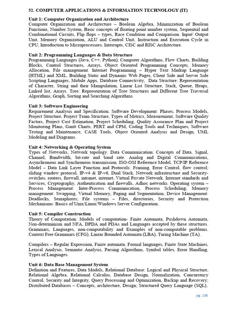 COMPUTER APPLICATIONS & INFORMATION TECHNOLOGY | PDF | Bioinformatics | Computer Network