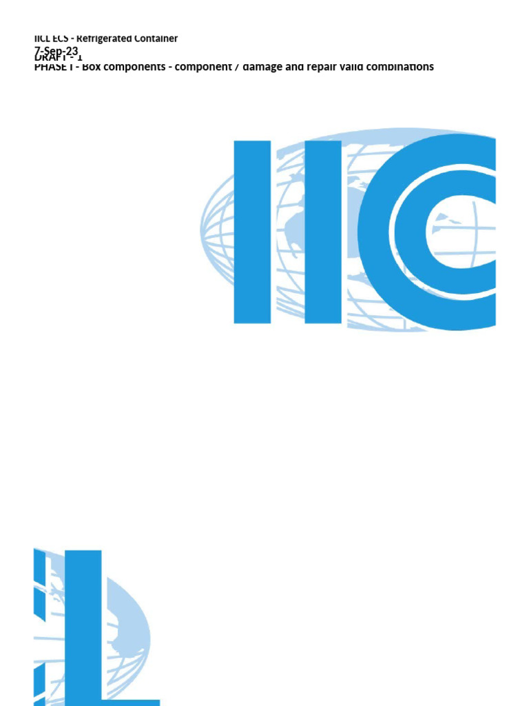 DRAFT Reefer ECS Refrigerated Container Phase I | PDF | Screw ...